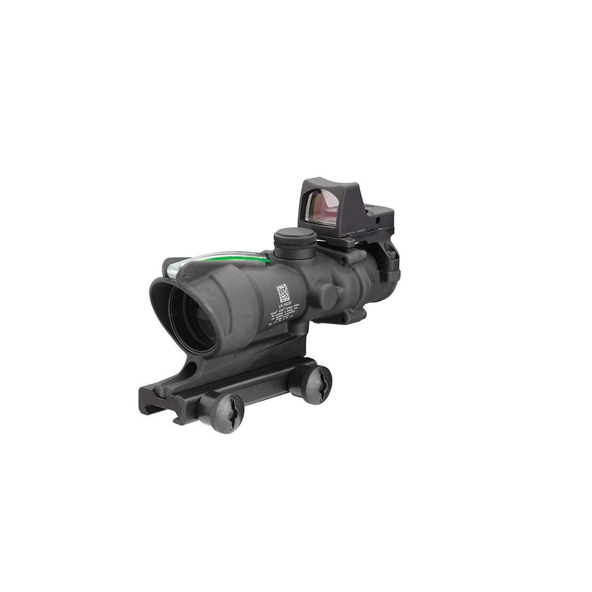 TRIJICON ACOG 223 BDC 4x32mm FXD Red Chevron BLK W/TA51 & RMR Type 2 ...