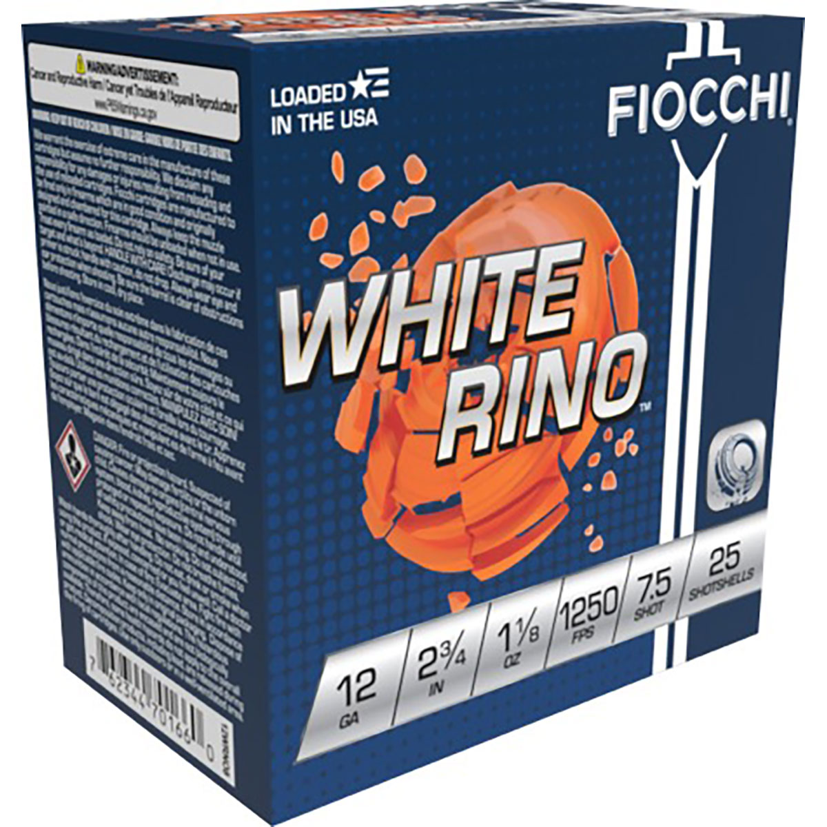 FIOCCHI AMMUNITION WHITE RINO TARGET 12 GAUGE SHOTGUN AMMO