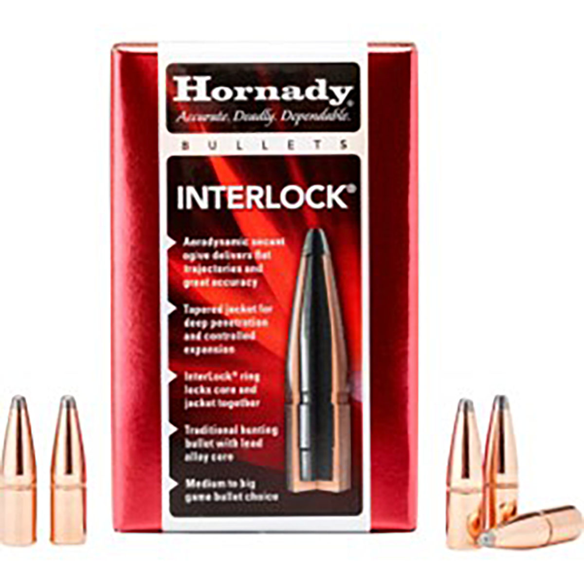 HORNADY InterLock® 338 Caliber (0.338") 250gr SP-RP 100/Box SKU: 749004872