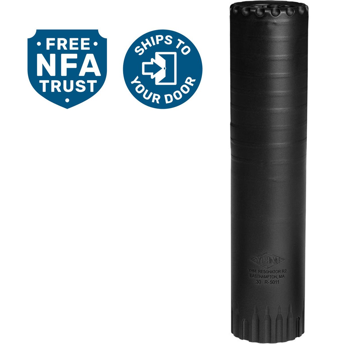 YANKEE HILL MACHINE CO., INC. RESONATOR R2 30 CALIBER RIFLE SUPPRESSOR