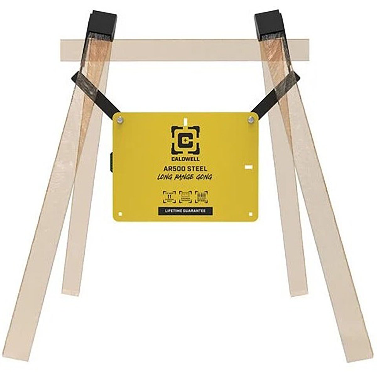 CALDWELL SHOOTING SUPPLIES AR500 LONG RANGE GONG KIT W/FLASHBANG PRO ...