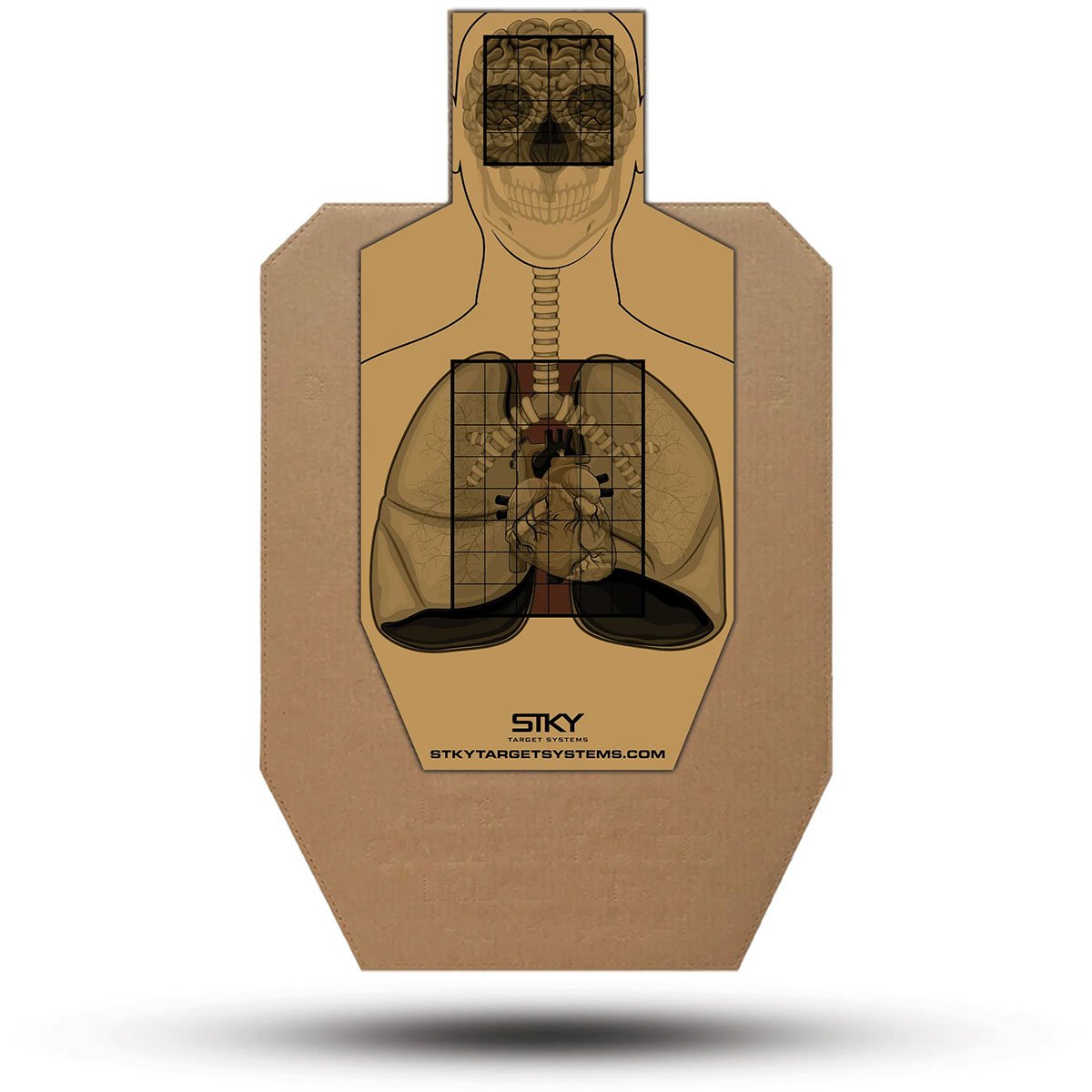 STKY TARGET SYSTEMS IPSC OG SKIN TARGET 25 PACK
