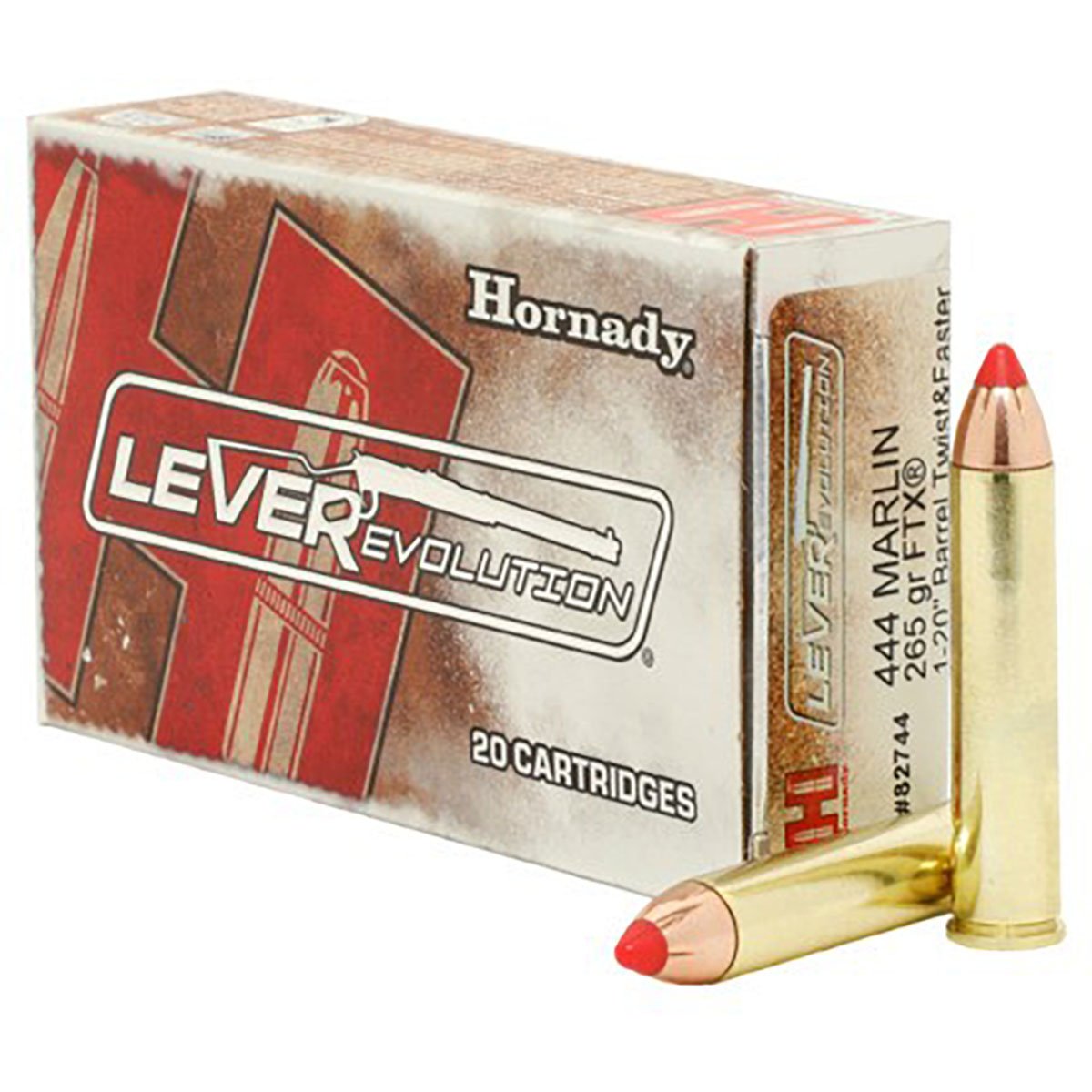 HORNADY LEVEREVOLUTION® 444 MARLIN FTX® POLYMER TIPPED RIFLE AMMO