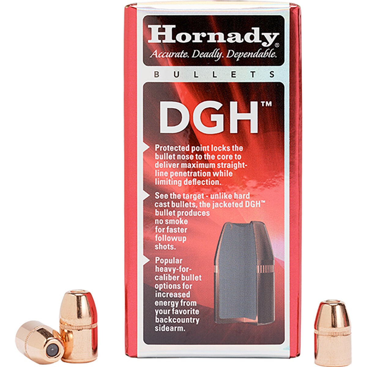 HORNADY DGH™ 45 CALIBER (0.452) FULL METAL JACKET HANDGUN BULLETS | UPC ...