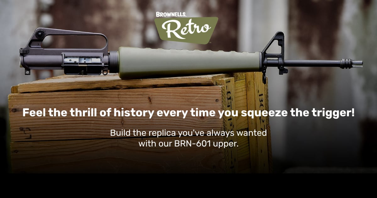 BROWNELLS BRN-601® RETRO COMPLETE UPPER RECEIVER